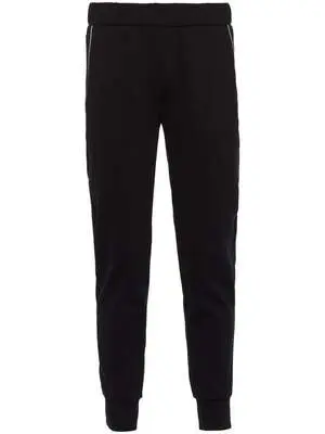Prada Sweatpants With Re-nylon Details - Black