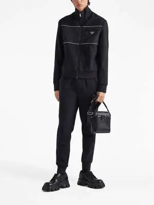 Prada Sweatpants With Re-nylon Details - Black