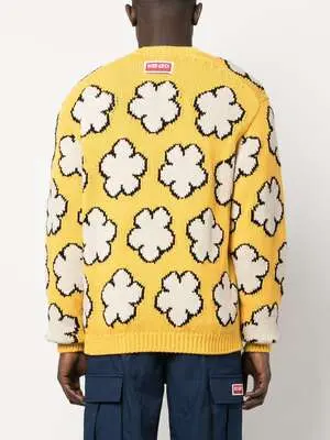 Kenzo Boke Flower Cotton Jumper - Yellow