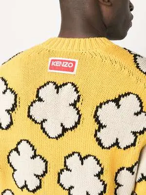 Kenzo Boke Flower Cotton Jumper - Yellow