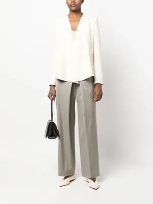 TWINSET Open-front Crêpe Cady Blazer