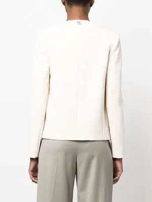 TWINSET Open-front Crêpe Cady Blazer