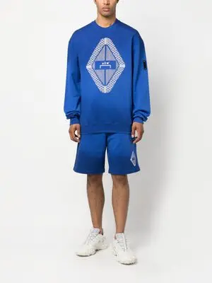 A-COLD-WALL* Gradient Logo-print Sweatshirt - Blue