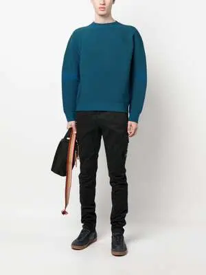 Stone Island Stretch-cotton Tapered-leg Trousers