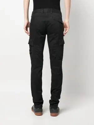 Stone Island Stretch-cotton Tapered-leg Trousers