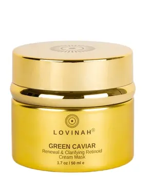 LOVINAH SKINCARE Caviar Clarifying Retinol Cream Mask - Green