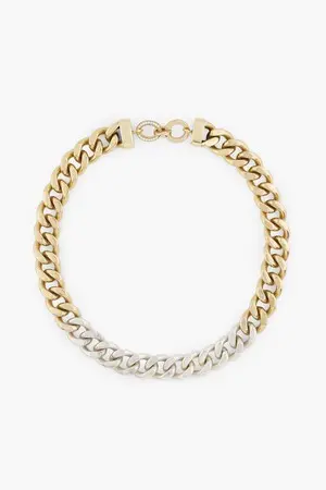 CORNELIA WEBB Tone And Silver-plated Crystal Necklace