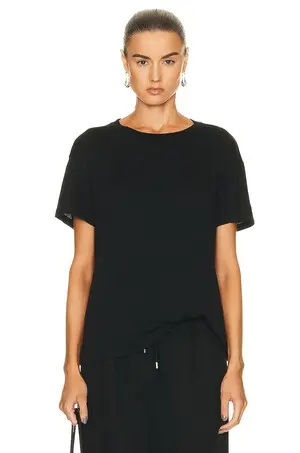 Eterne Short Sleeve Boyfriend Tee - Black