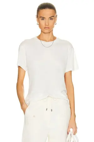 Eterne Short Sleeve Boyfriend Tee - Ivory