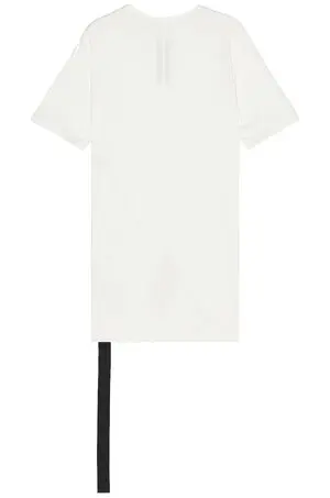 Rick Owens Level Tee In White - Milk
