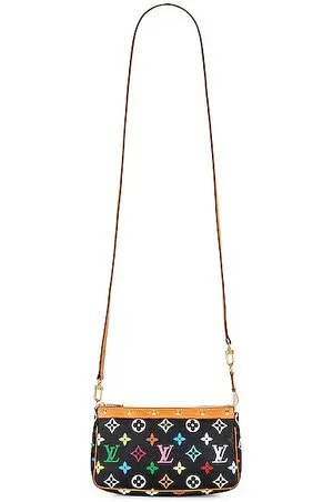 LOUIS VUITTON Pochette Accessoire Pouch Bag In Black