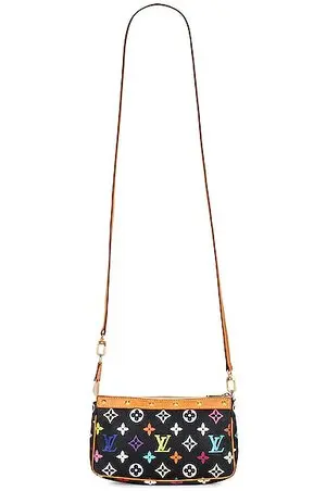 LOUIS VUITTON Pochette Accessoire Pouch Bag In Black
