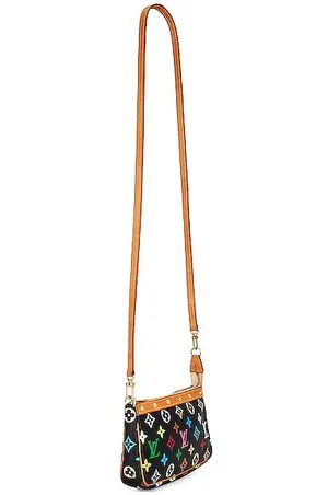 LOUIS VUITTON Pochette Accessoire Pouch Bag In Black