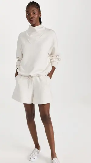 Varley Alder Shorts - Ivory Marl