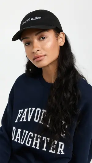 FAVORITE DAUGHTER Classic Logo Baseball Cap - Black