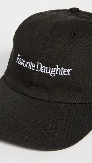 FAVORITE DAUGHTER Classic Logo Baseball Cap - Black