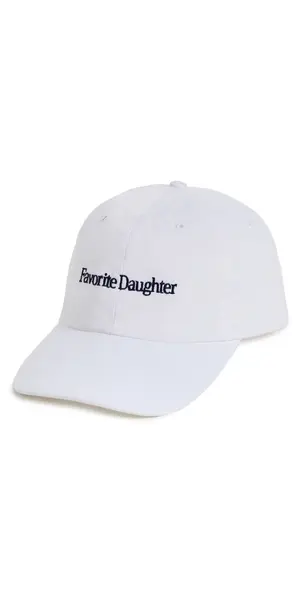 FAVORITE DAUGHTER Classic Logo Baseball Cap - White