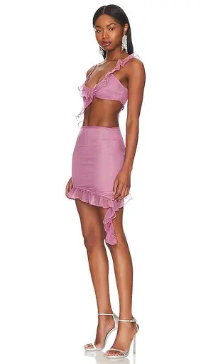 MORE TO COME Payton Ruffle Dress