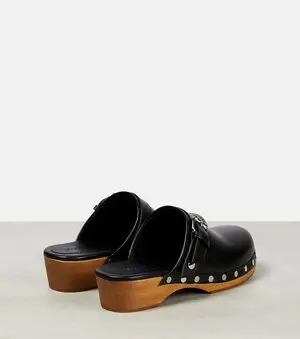 Isabel Marant Thalie Leather Clogs