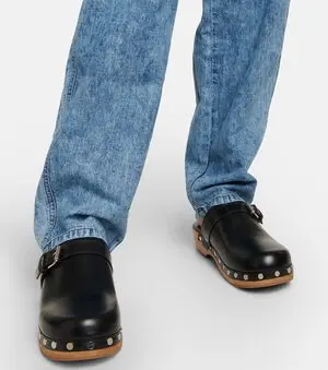 Isabel Marant Thalie Leather Clogs