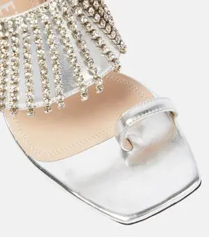 NODALETO Preston Embellished Leather Sandals