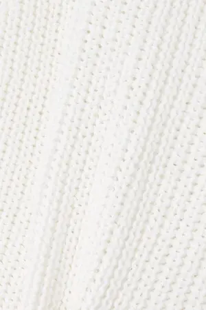 FERRAGAMO Oversized Ribbed Cotton Sweater