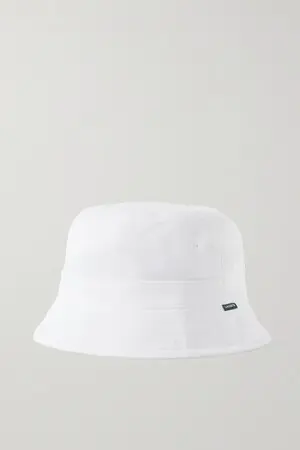 Lacoste Appliquéd Cotton-piqué Bucket Hat