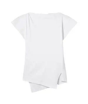 Women's Asymmetric Jersey Tops