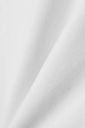 RE/DONE Hanes Micro Cropped Cotton-jersey T-shirt - White