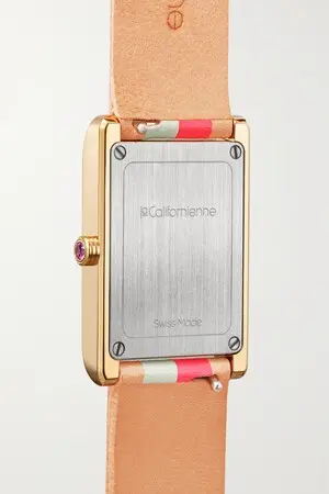 LACALIFORNIENNE Daybreak 24mm -tone Leather Watch - Gold