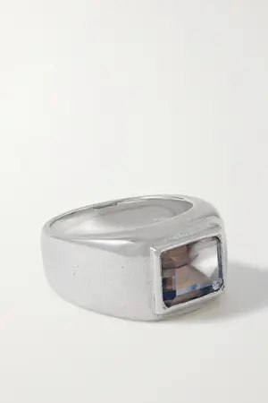 SOPHIE BUHAI Net Sustain Walter Quartz Signet Ring