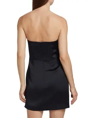 Ramy Brook Orion Bow Minidress - Black