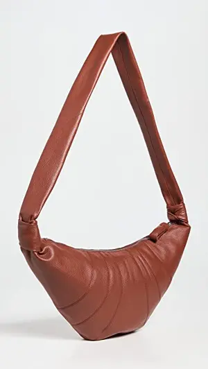 LEMAIRE Medium Croissant Bag Brick Brown