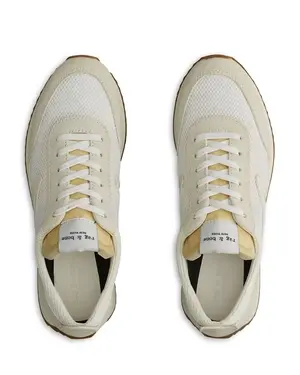 Rag & Bone Retro Mesh Low Top Sneakers - Off White