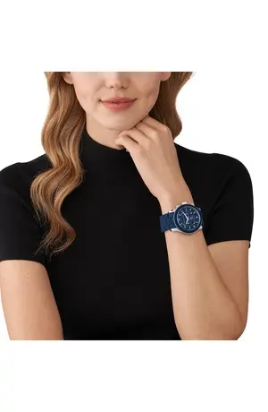Michael Kors Runway Chronograph Silicone Bracelet Watch