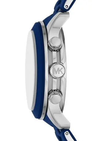 Michael Kors Runway Chronograph Silicone Bracelet Watch