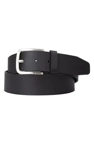 BOSS BOSS Janni Leather Belt Blk