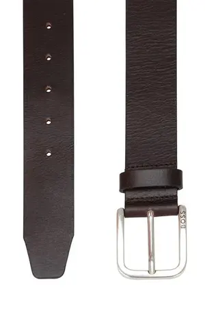 BOSS Janni Leather Belt - Dark Brown