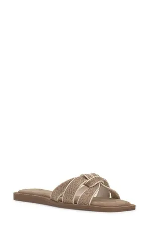 Vince Camuto Barcelens Slide Sandal Natural Multi