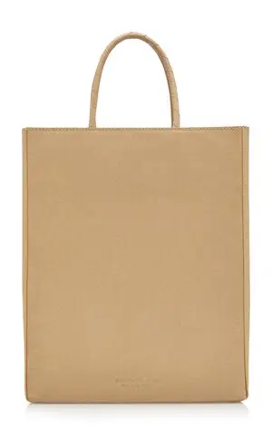 BOTTEGA VENETA ベージュ レザートートバッグ　A4 Bottega Veneta Small Paper Leather Shopping Bag - Neutral