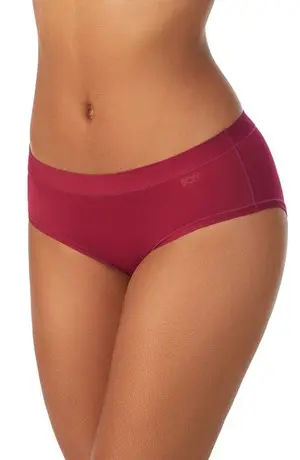 Dkny Litewear Active Comfort Hipster Panties Garnet