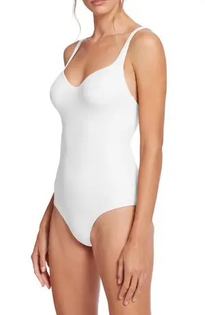 Wolford Mat De Luxe Underwire Bodysuit - White