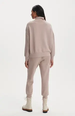 Varley Hawley Half-zip Pullover - Taupe Marl