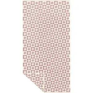 SLOWTIDE Gigi Floral Cotton Bath Towel Ube