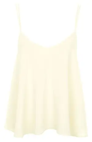 Topshop Rouleau Swing Camisole - Light Yellow
