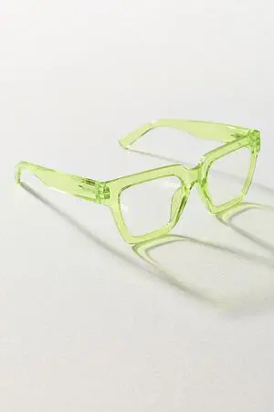 PEEPERS Take A Bow Eyeglasses - Chartreuse