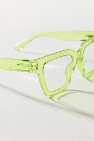 PEEPERS Take A Bow Eyeglasses - Chartreuse