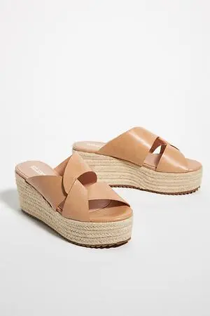 SILENT D Nicolas Platform Sandals - Honey