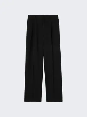 Burberry Wide-leg Wool Twill Trousers