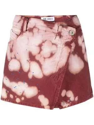 Attico Tie-dye Miniskirt